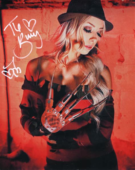 Allie The Bunny 8x10 Metallic Aew Sexy Photo Signed Auto Autographed