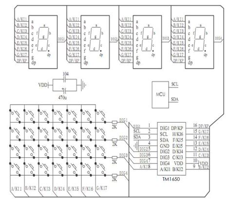 Digit Display Tm Circuit Diagram