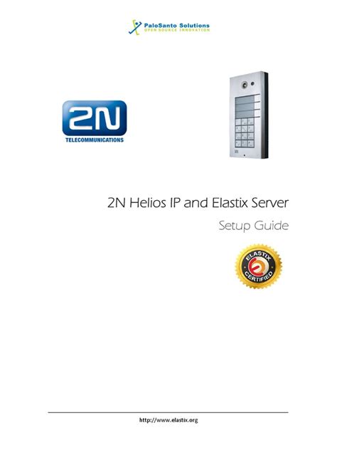 2n Helios Ip 9137130ke Intercom Setupguide Pdf Session Initiation