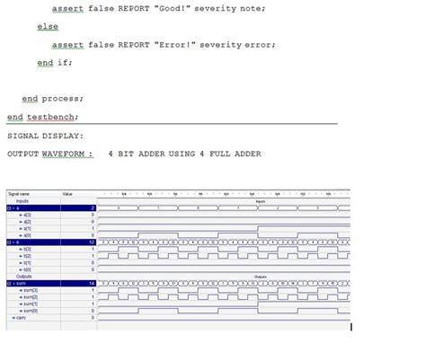 Solved Design Problem 3 Write A Vhdl Module For A 4 Bit Adder With A Course Hero