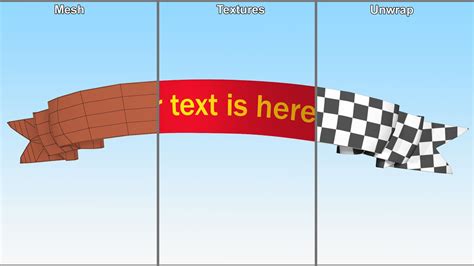 리본 배너 곡선 레드 3d 모델 15 3ds Blend C4d Fbx Max Ma Lxo Obj Gltf Upk Unitypackage Usdz