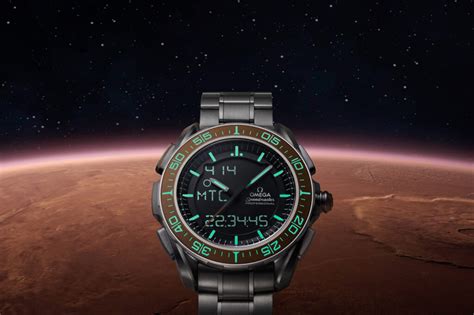 Omegas Latest Speedmaster Can Tell Time On Mars Maxim