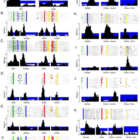 Peri Event Time Histograms And Raster Plots For Different Response