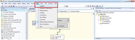 Ssis Logging To Text Files Example Msbi Guide