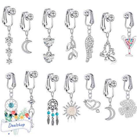 Dealshop จิวสะดือปลอม แบบคลิปหนีบ Okdeals1 Th Thaipick