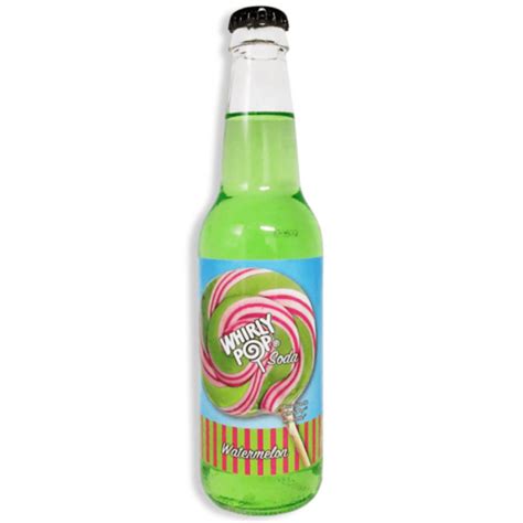 Rocket Fizz Whirly Pop Watermelon 24x12oz Pacific Candy Wholesale