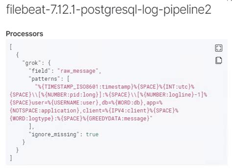 Postgresql Grok Problem Beats Discuss The Elastic Stack