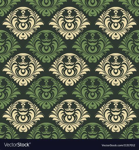 Seamless Ornament Pattern Tile Royalty Free Vector Image