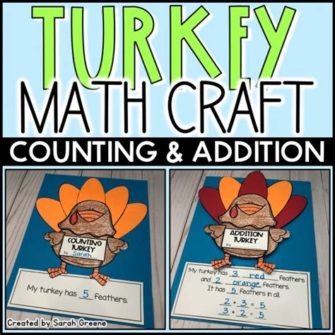 Thanksgiving Math Craft For Counting Or Addition Made By Teachers