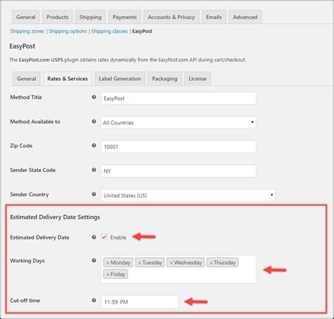 How To Show Estimated Delivery Date For Woocommerce Usps Rates With Easypost With Video