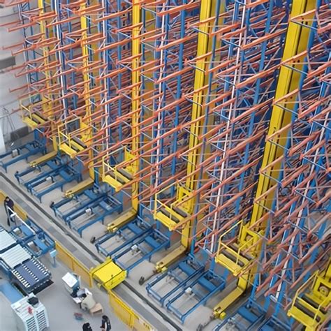 Automatic Storage And Retrieval Rack System Asrs Radio Shuttle And