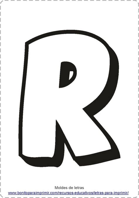 Letra Rr Para Colorear Molde Letra R Bonito Para Imprimir Porn Sex
