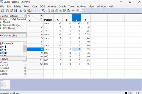 Solved The Error Of Lack Of Fit And Analysis Of Variance Jmp User Community