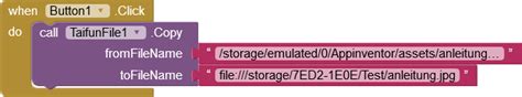 Can Not Copy File With Taifun File Extension Mit App Inventor Help
