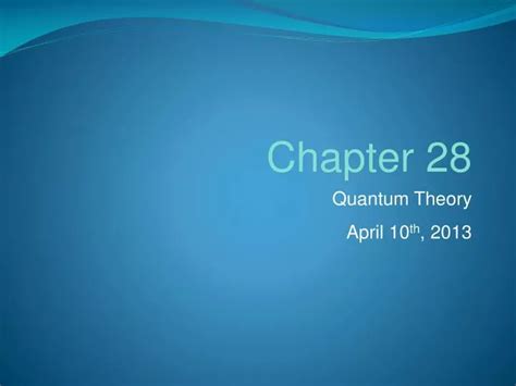 PPT Chapter PowerPoint Presentation Free Download ID