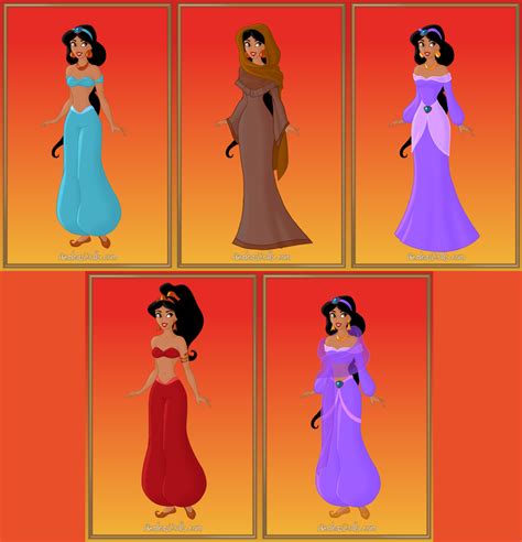 Sexy Princess Jasmine Red Outfit