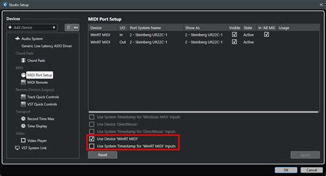 Winrt Midi And Windows Bluetooth Midi Support In Cubase 12 Steinberg