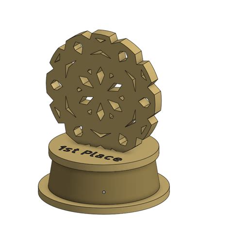 Snowflake Trophy 7 Steps Instructables