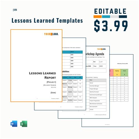 Lessons Learned Template Excel
