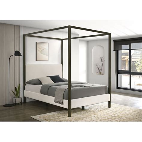 Latitude Run® Tibold Upholstered Canopy Bed And Reviews Wayfair