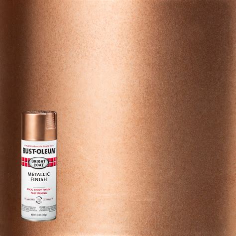 Rust Oleum Rose Gold Metallic Spray Paint 11 Oz Rust Preventive Bright