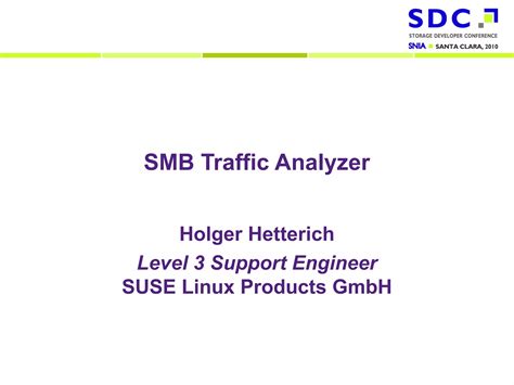 SMB Traffic Analyzer SDC 2010 PDF