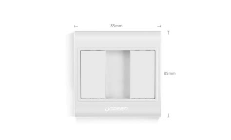 Ugreen Hdmi Wall Frame Hdmi Casing Panel Socket 86 Module Mount Hdmi
