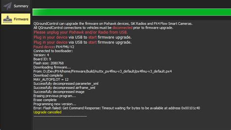 Unable To Upload V182 Via Qgroundcontrol · Issue 11148 · Px4px4 Autopilot · Github
