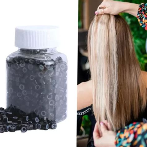 Grapas Con Silicon Para Extensiones De Cabello Frasco 500pz Meses Sin Interés