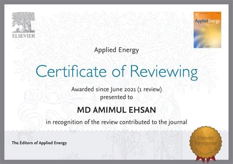 Reviewer Appliedenergy Elsevier Md Amimul Ehsan