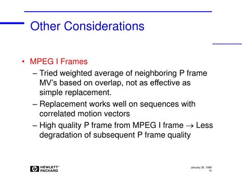 Ppt Development Of A Transcoding Algorithm From Mpeg To H263
