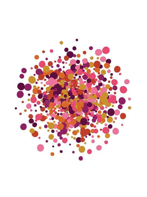 Colorful Geometric Abstract Background Overlapping Colorful Circles Modern Elegance Bright