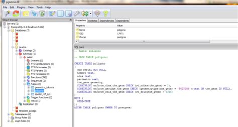 Crear Una Tabla Con Campo Geometría En Postgresql Sistemas De Información Geográfica