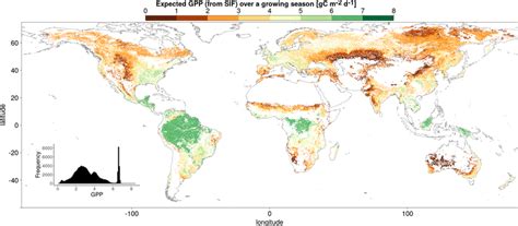The Global Gpp Estimated From The Downscaled Sif And The Sif Ds Gpp Fx Download Scientific