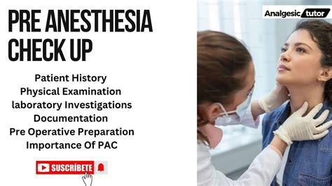 What Is Pre Anesthesia Check Up What You Need To Know Anesthesia Technician Pac