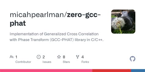 github micahpearlman zero gcc phat implementation of generalized cross correlation with phase