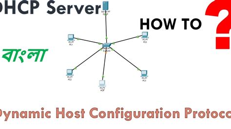 5 Dhcp Server In Cisco Packet Tracer Bangla বাংলা Computer Network Cs Youtube