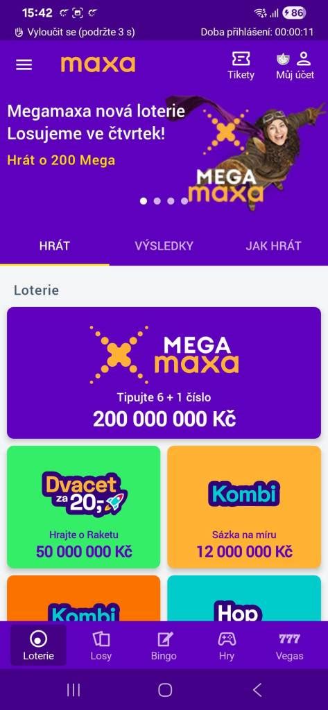 Mega Maxa Loterie Zdarma