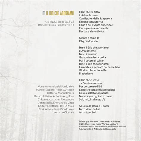 Il Dio Che Adoriamo Mike Eberly Graphic Design