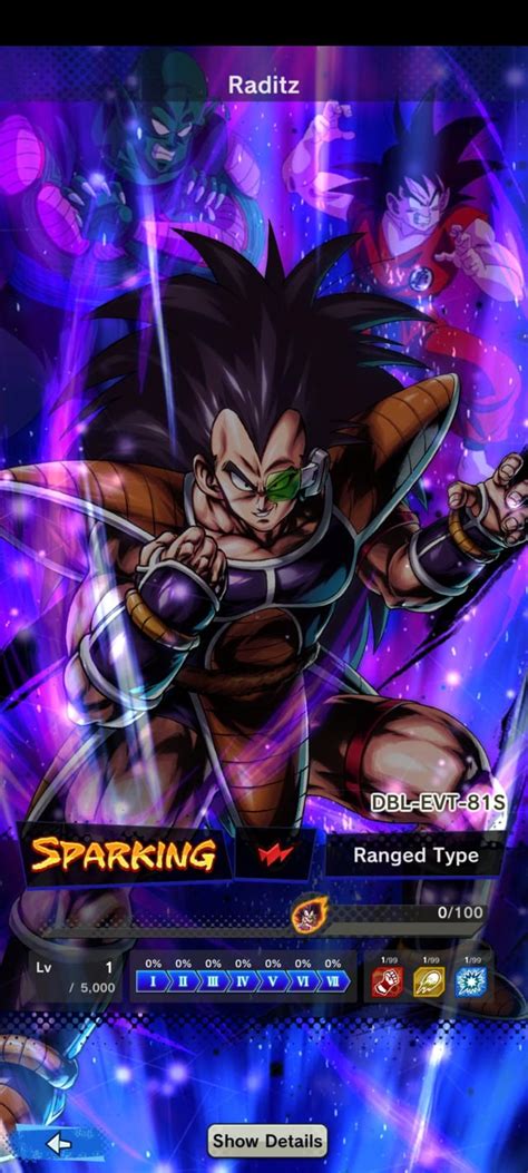 Raditz Is Red Rdragonballlegends