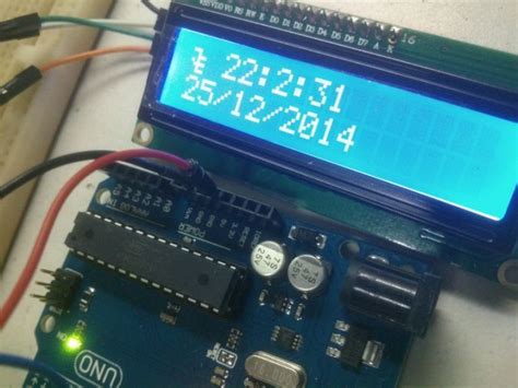Cyan Infinite Rtc Module With Serial Lcd Display