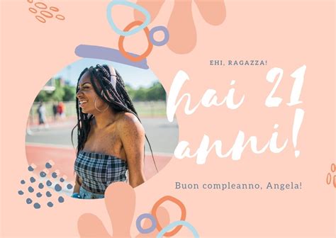 Biglietti Auguri Compleanno Fai Da Te Modelli Gratis Canva