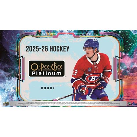 2025 26 Upper Deck O Pee Chee Platinum Hockey Hobby Box Steel City