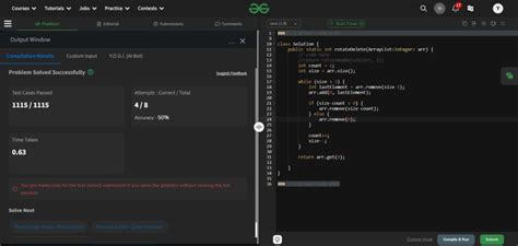 Yaser Siddiquee On Linkedin Geekstreak2024 Geeksforgeeks Deutschebank Coding Dsa