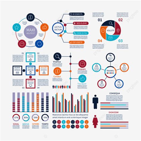 信息圖表元素 Infochart 圖表信息 概念 對於 流動向量圖案素材免費下載，png，eps和ai素材下載 Pngtree