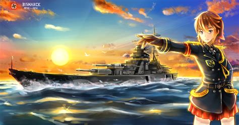 Bismarck Warship Girls R Gunime
