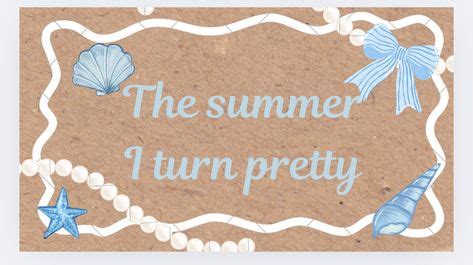 Summer I Turned Pretty Font