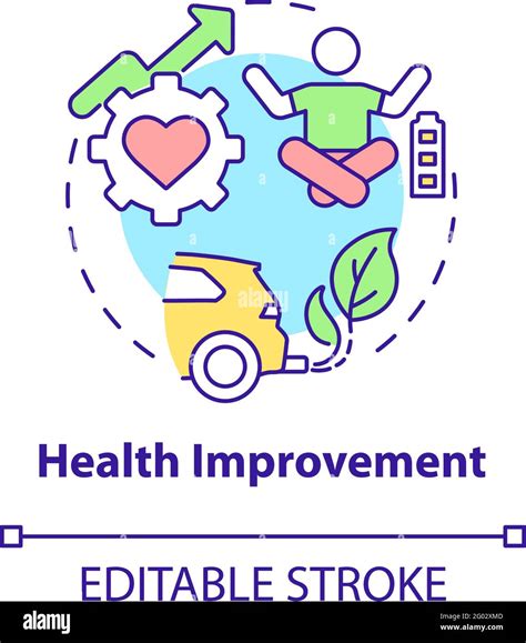 Health Improvement Concept Icon Stock Vector Image And Art Alamy