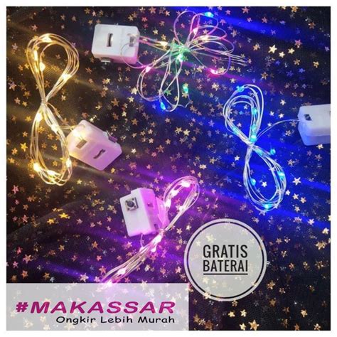 Jual LAMPU HIAS PAKAI BATERAI TUMBLR LAMPU KAWAT LED KAWAT DEKORASI LAMPU HIAS BOBO BALON PVC