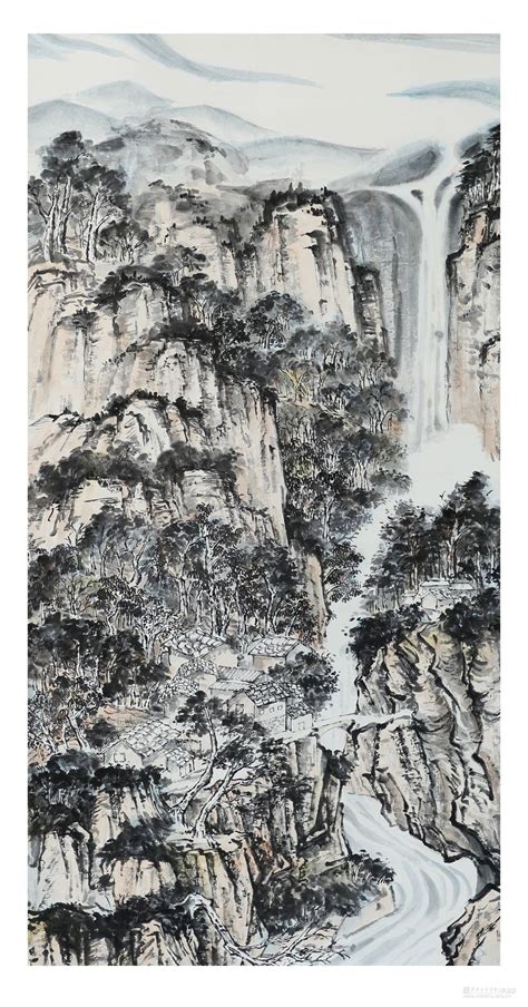 太行风景 吴怡娉作品 2020西安美术学院毕业作品展 xafa meishu org cn